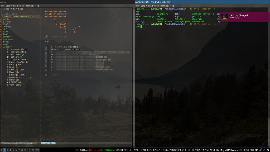 Transparent terminals in i3wm - Operating Systems, Editors, and Tools - Code Self Study Forum